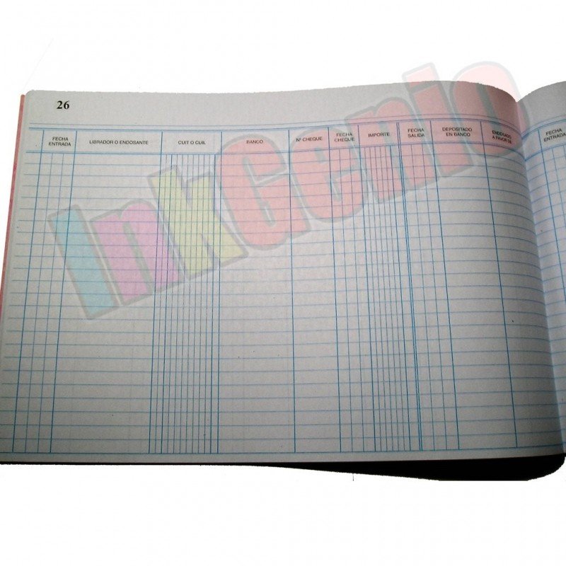 Oferta libro rab registro de cheques tf 48pg 2299 Al mejor precio