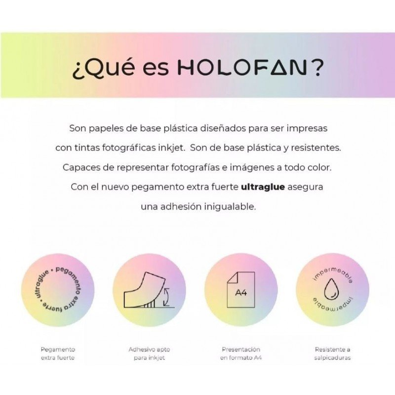 Oferta holofan transp ef diamante art-jet adhesivo x20hj Al mejor precio