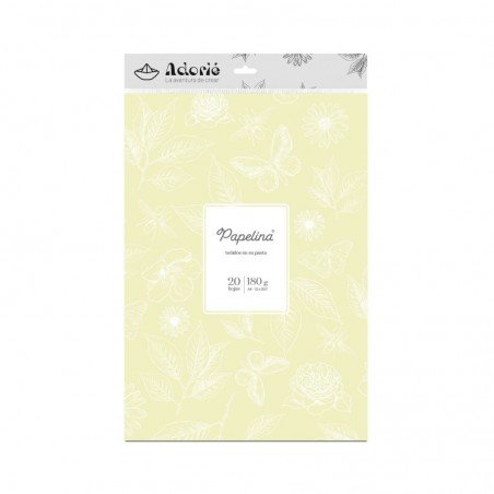 Oferta papelina crema marfil adorié a4 180gr x 20hj Al mejor precio